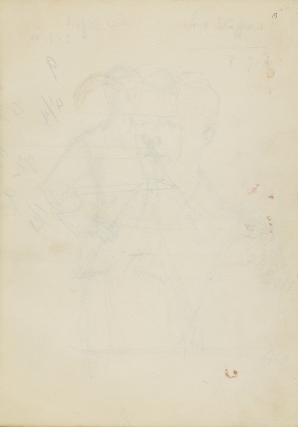 Indecipherable sketch by Sir James Guthrie | National Galleries of Scotland