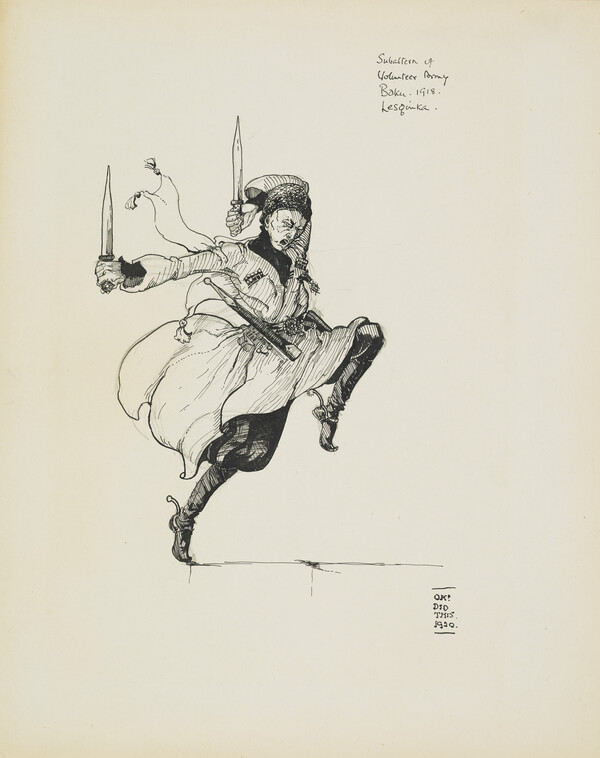 Subaltern of Volunteer Army, Baku by Osborne Henry Mavor | National ...