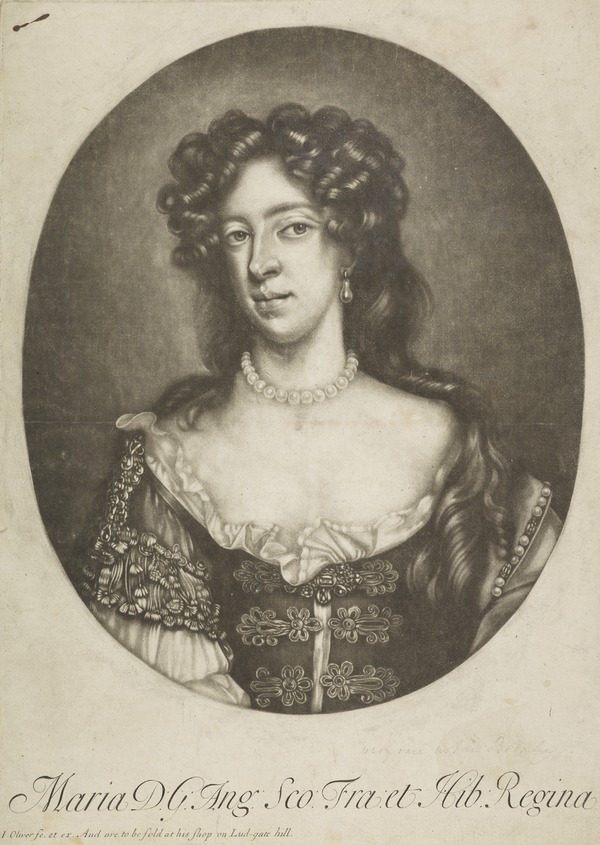 Mary of Modena, 1658 - 1718. Consort of James VII and II by Isaac ...