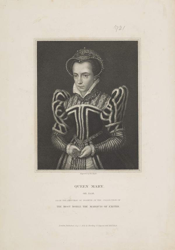 Mary, 1516 - 1558. Queen of England by Henry Thomas Ryall | National ...