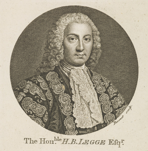 The Right Honourable Henry Bilson Legge, 1708 - 1764. Chancellor of the ...