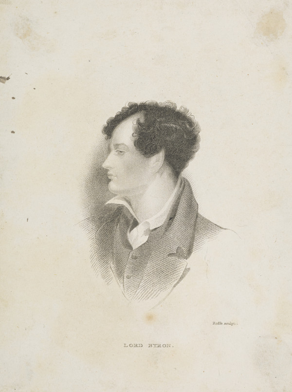 George Gordon, 6th Lord Byron, 1788 - 1824. Poet by John Roffe ...