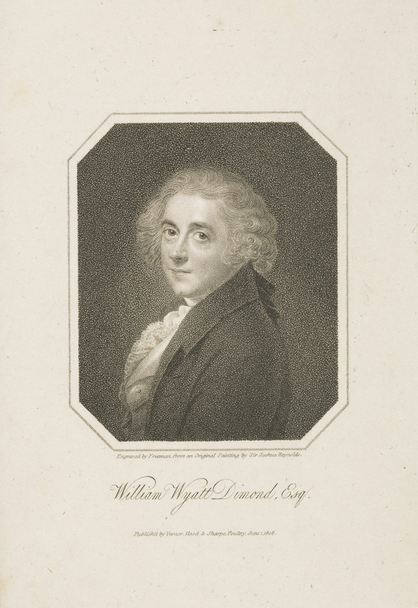 William Wyatt Dimond, about 1750 - 1812. Actor and theatre manager by ...