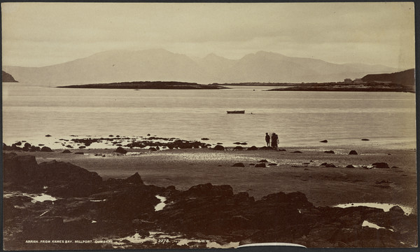 Arran from Kames Bay, Millport, Cumbrae by George Washington Wilson ...