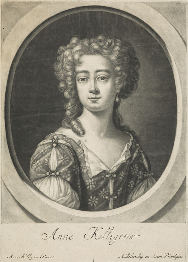 Anne Killigrew, 1660 - 1685. Painter and poetess; lady-in waiting to ...