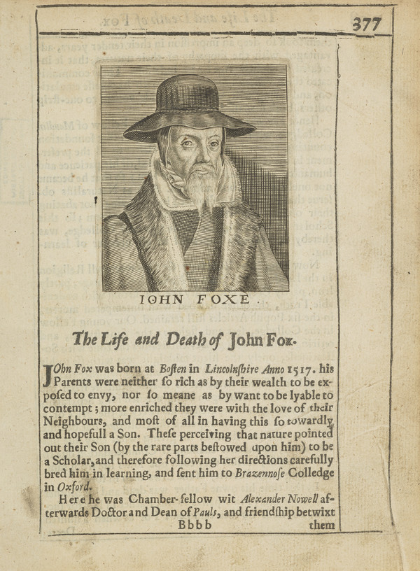John Foxe, 1516 - 1587. Martyrologist | National Galleries of Scotland