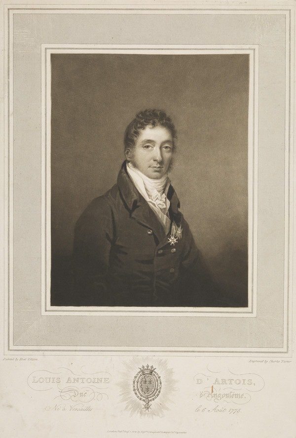 Louis Antoine de Bourbon, Duc d'Angouleme, 1775 - 1844. Eldest son of Charles X of France by ...