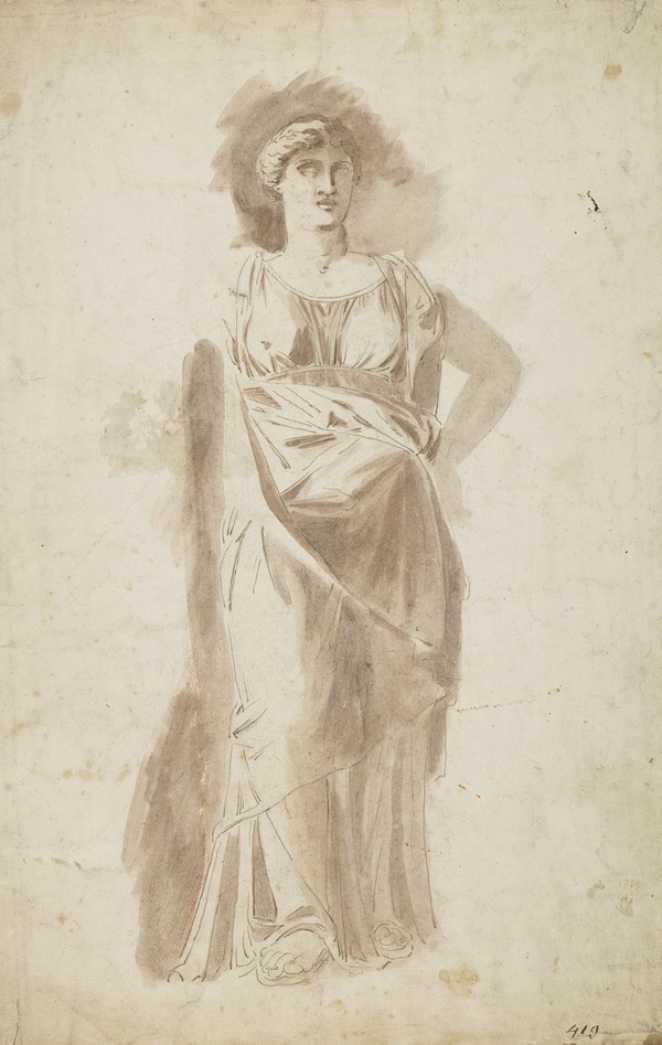 An Antique Female Statue by Alexander Runciman | National Galleries of ...