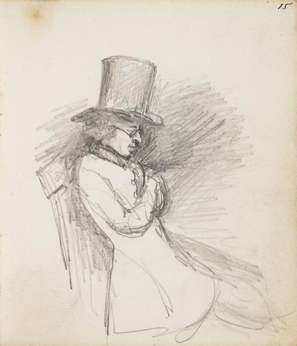 Portrait of a Man in a Large Hat by Alexander Abernethy Ritchie ...