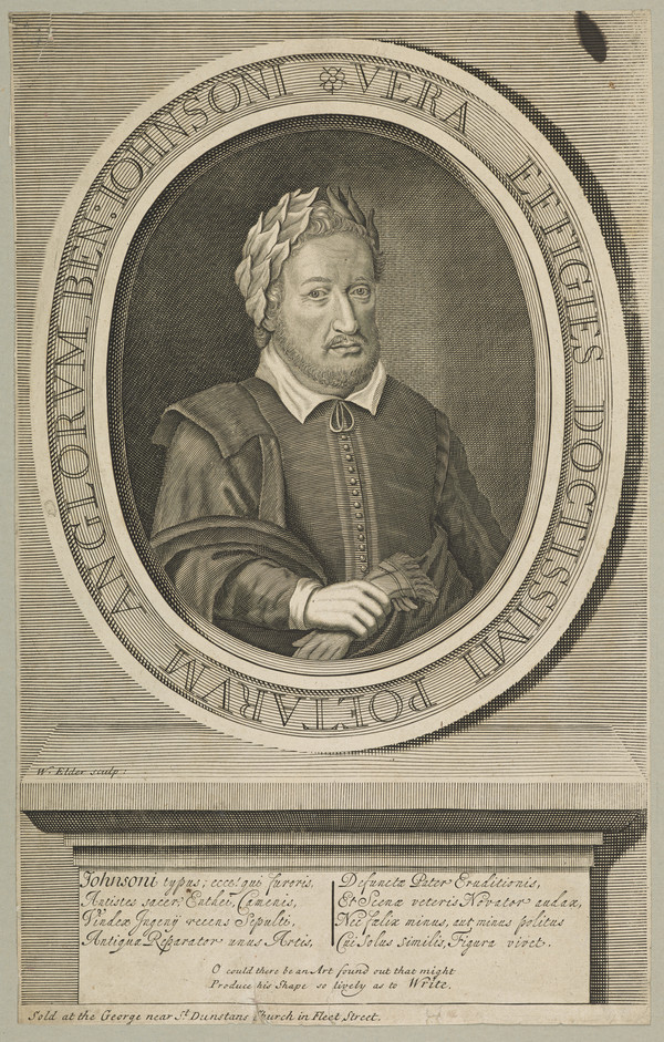 Ben Jonson, c 1573 - 1637. Poet and dramatist by William Elder ...