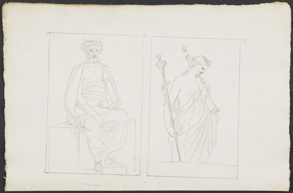 Diogenes and Female Figure Subject by David Allan | National Galleries ...