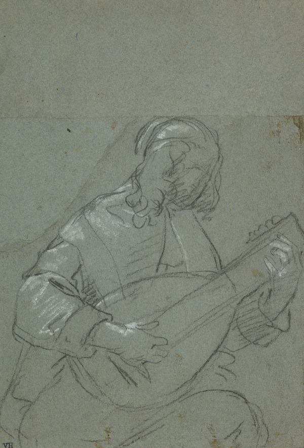 Study of Man Playing a Lute by Joseph van Haecken | National Galleries ...