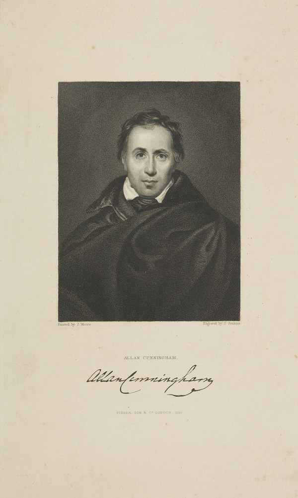 Allan Cunningham, 1784 - 1842. Poet and critic by Joseph Jenkins ...