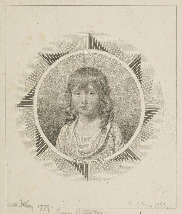 Prince Octavius, 1779 - 1783. 8th son of George III | National ...