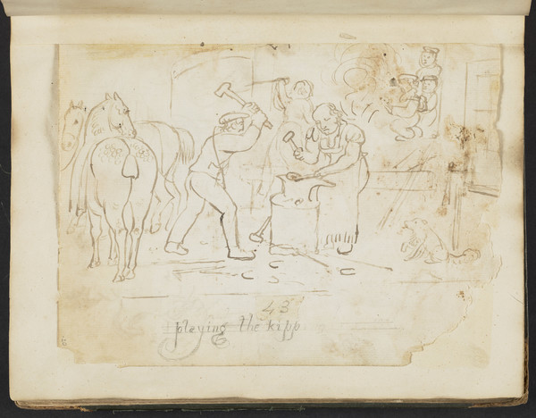 Blacksmith's shop by James Howe | National Galleries of Scotland