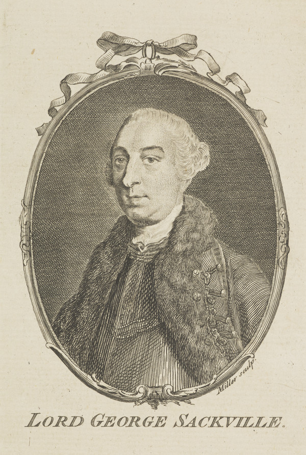 George Sackville Germain, 1st Viscount Sackville, 1716 - 1785. General ...