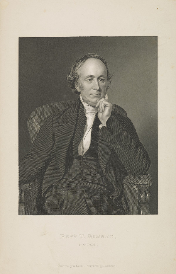 Rev. Thomas Binney, 1798 - 1874. Congregational minister by John ...