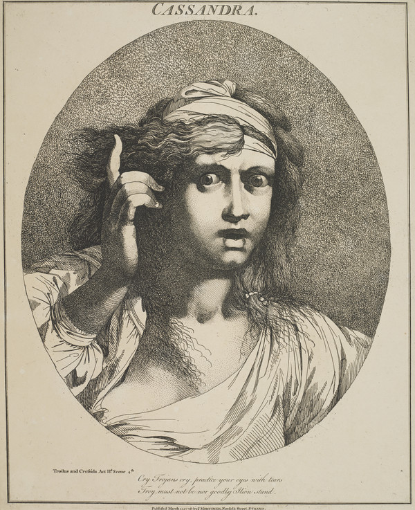 Shakespeare's Characters: Cassandra by John Hamilton Mortimer ...