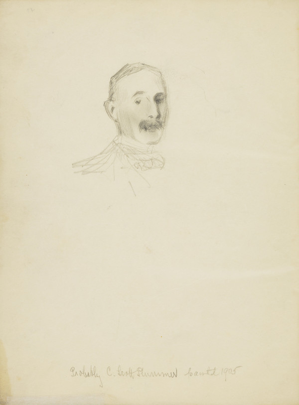 Study for portrait, probably C. H. Scott Plummer by Sir James Guthrie ...