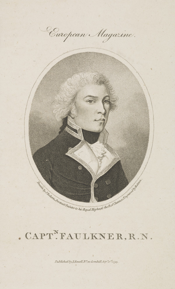 Robert Faulkner, 1763 - 1795. Captain, Royal Navy by E. Balston ...