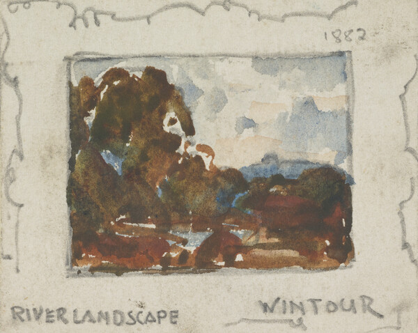 Riverside Landscape by Stanley Cursiter | National Galleries of Scotland