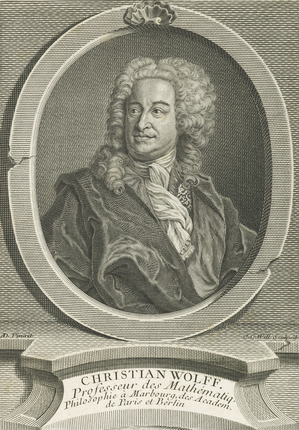 Christianus Wolfius (or Wolff), 1679 - 1754. German mathematician and ...