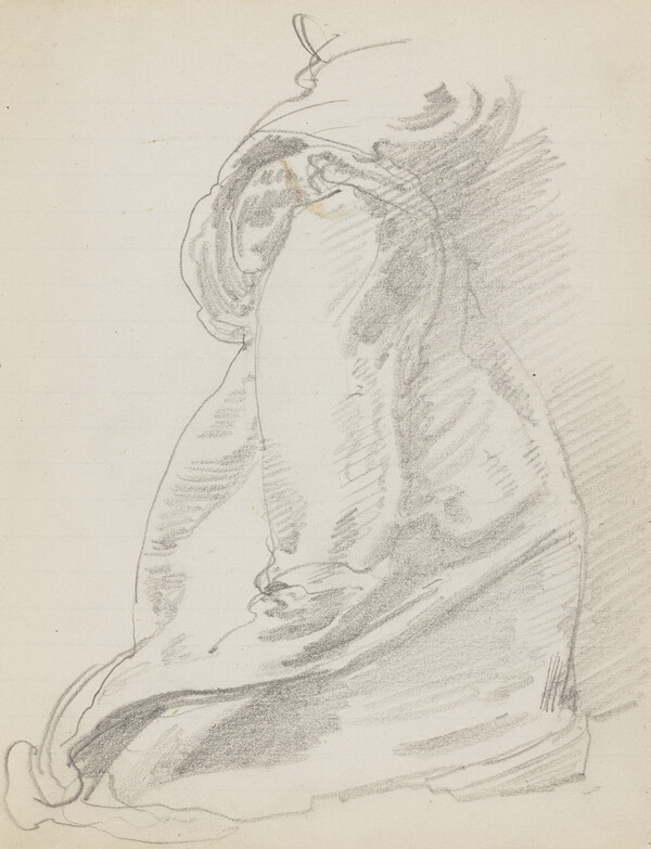 Study of drapery by George Wilson | National Galleries of Scotland