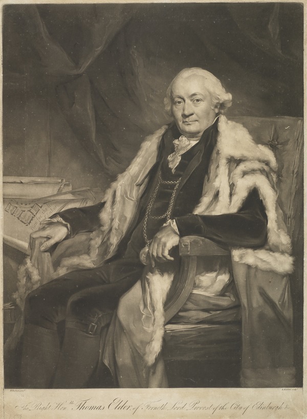 Thomas Elder, 1737 - 1799. Lord Provost of Edinburgh by Richard Earlom ...