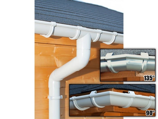 S-Lon | PVC Dakgoot Vijfhoekig dak GD16 | Grijs | 12.25 m