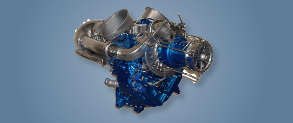 Compact, reverse flow turboshaft engine