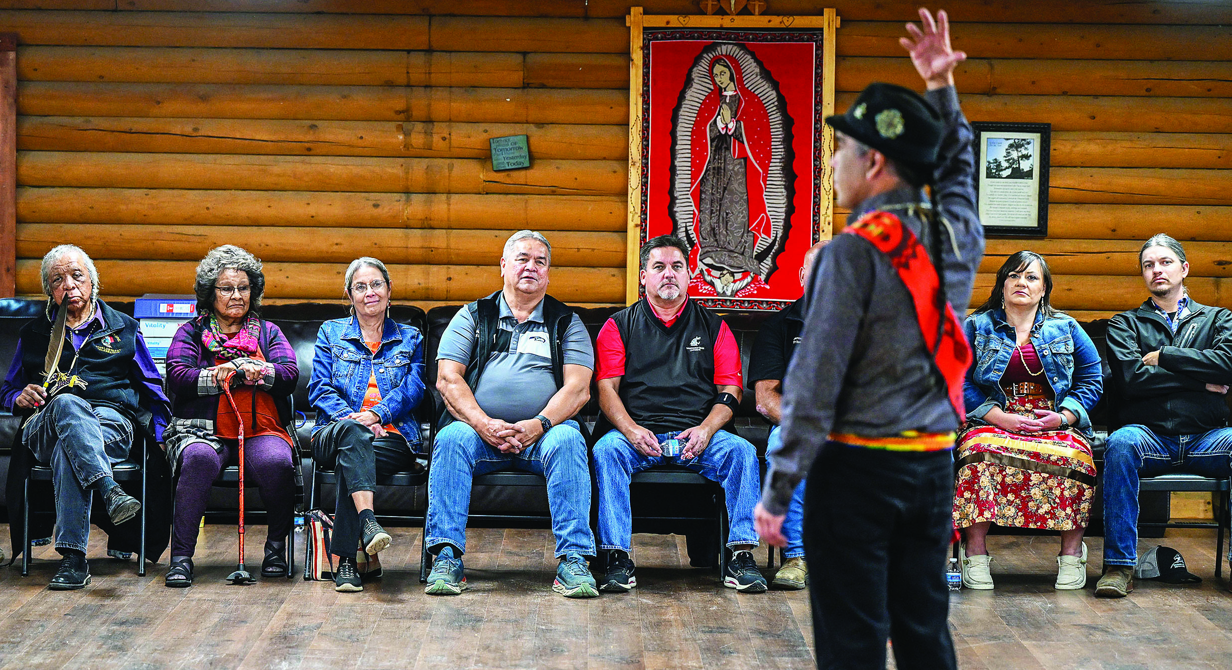 sulustu barry moses engages the spokane tribe council and elders ...