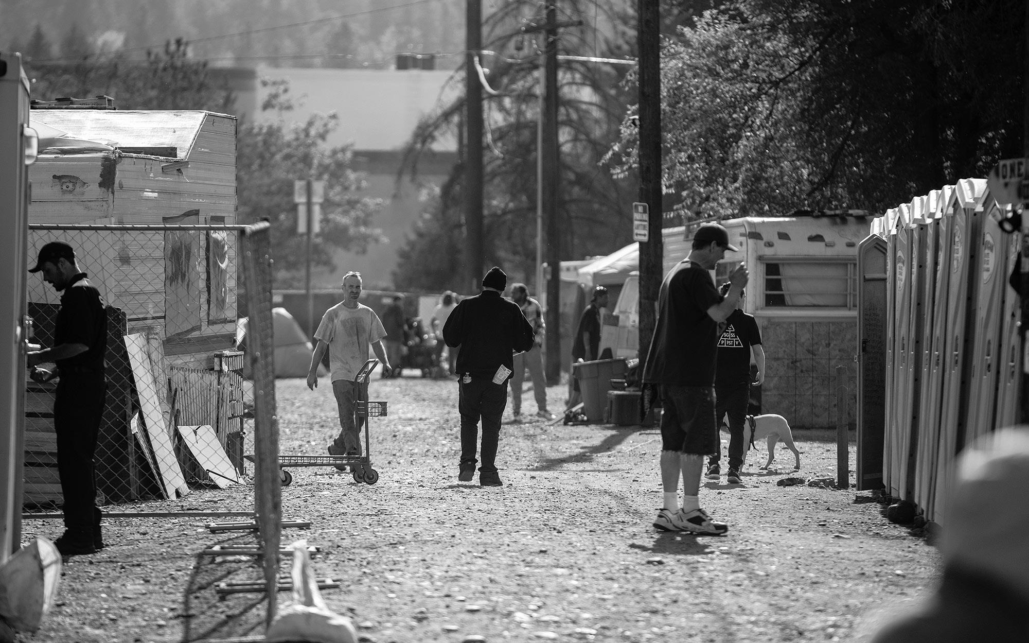 Camp Hope is seen Oct. 14. A Spokane County Superior Court judge ...