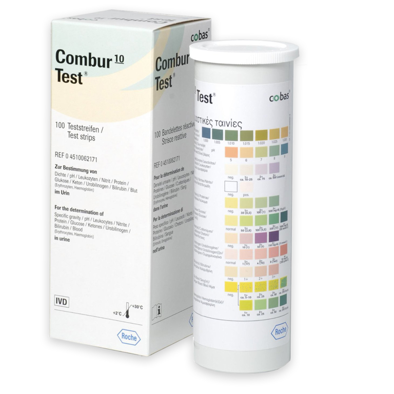 Combur 10 Test Strips (100) | P&A Medical Ltd