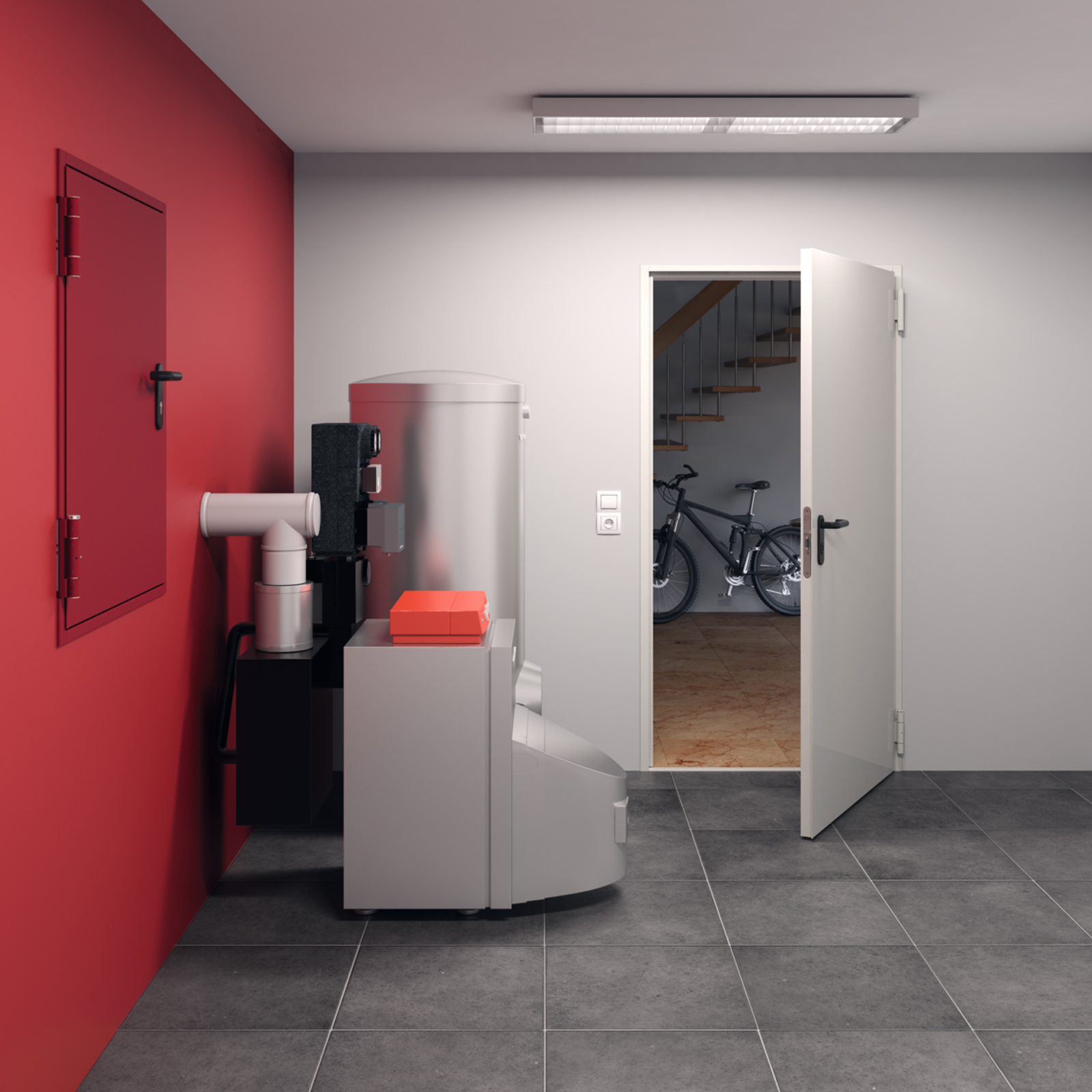 Hörmann Feuerschutztür Brandschutztür T30 H8-5 Eingangstür Garagentür Stahltür | eBay