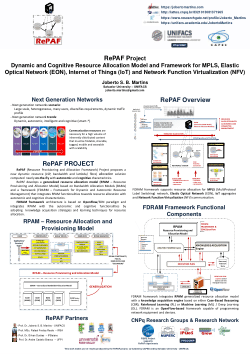 RePAF Project - Dynamic and Cognitive Resource Allocation Model and Framework for MPLS, Elastic ...