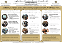 National Postdoc Association Poster - 2018