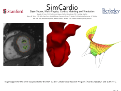 SimCardio: Open-Source, Multi-Physics, Cardiac Modeling and Simulation ...