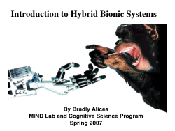 Introduction to Hybrid Bionic Systems