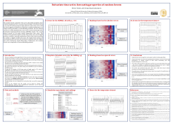 Univariate time series forecasting properties of random forests