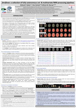 fmriflows: a collection of fully autonomous uni- & multivariate fMRI processing pipelines