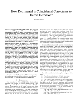 How Detrimental is Coincidental Correctness to Defect Detection?