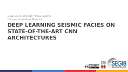 Deep-learning seismic facies on state-of-the-art CNN architectures