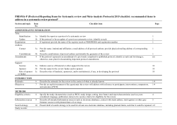 Systematic Review Protocol_PRISMA-P checklist