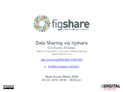 Data Sharing via Figshare