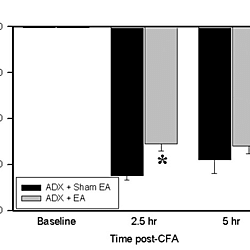 EA effects on hyperalgesia in ADX rats