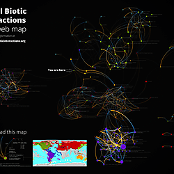 Global Biotic Interactions food web map