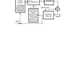 Schematic diagram of the Eden's model with saturation