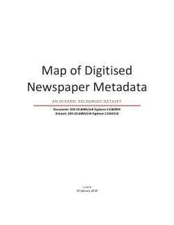 Full Map of Digitised Newspaper Metadata