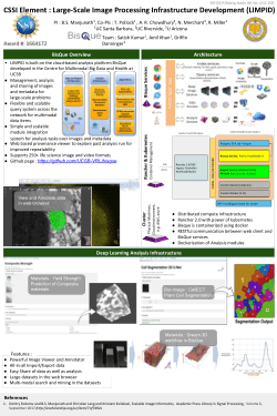LIMPID: Large-Scale Image Processing Infrastructure Development