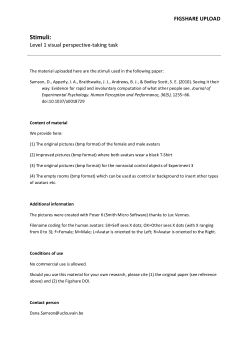 Level 1 Visual Perspective-Taking Task